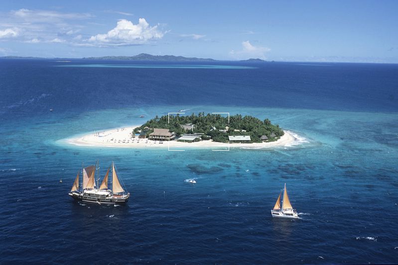 Fiji | Aerial Photo of Beachcomber Island | FJ-0154.tif