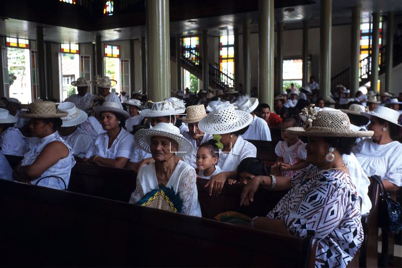 South Pacific Islands | Sunday Mass in Protestant Church | PF-0002.tif