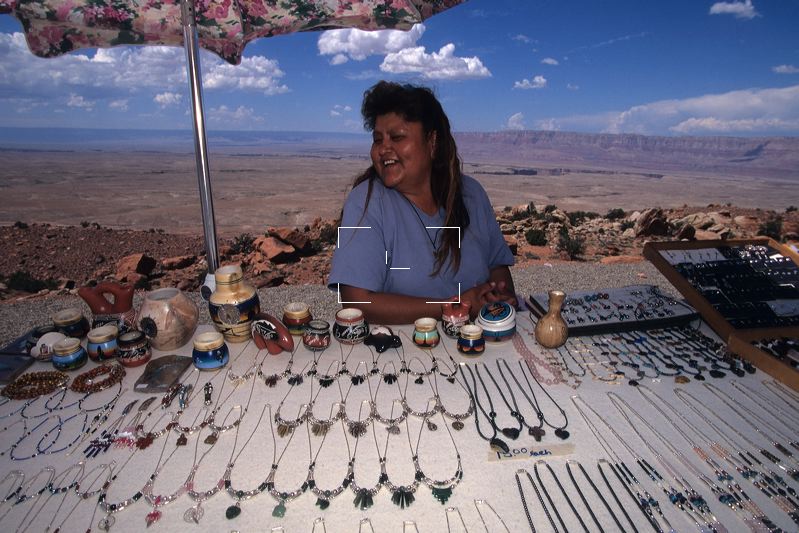USA | Arizona | Native American selling Indian Handicrafts | US-AZ-0041.tif